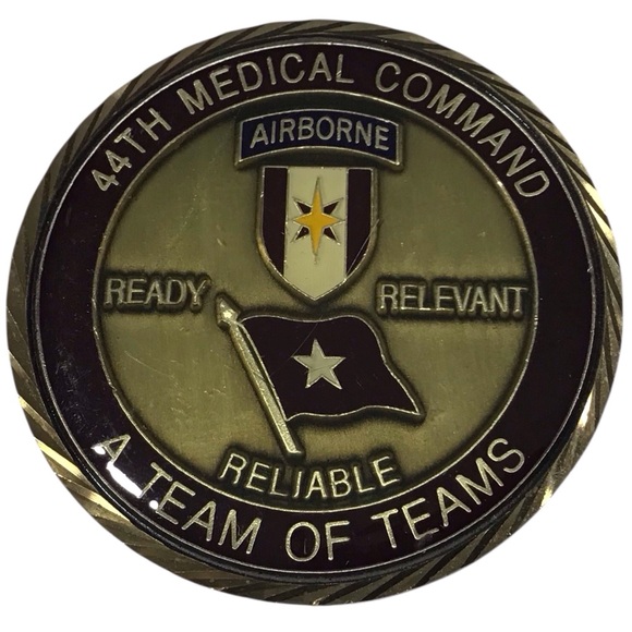 Other | Military Challenge Coin Army 44th Medical Command Airborne ...